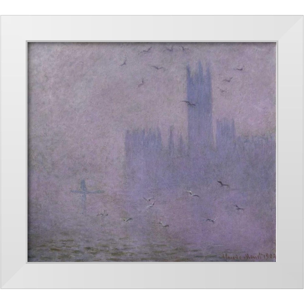 Monet, Claude 16x15 White Modern Wood Framed Museum Art Print Titled ...