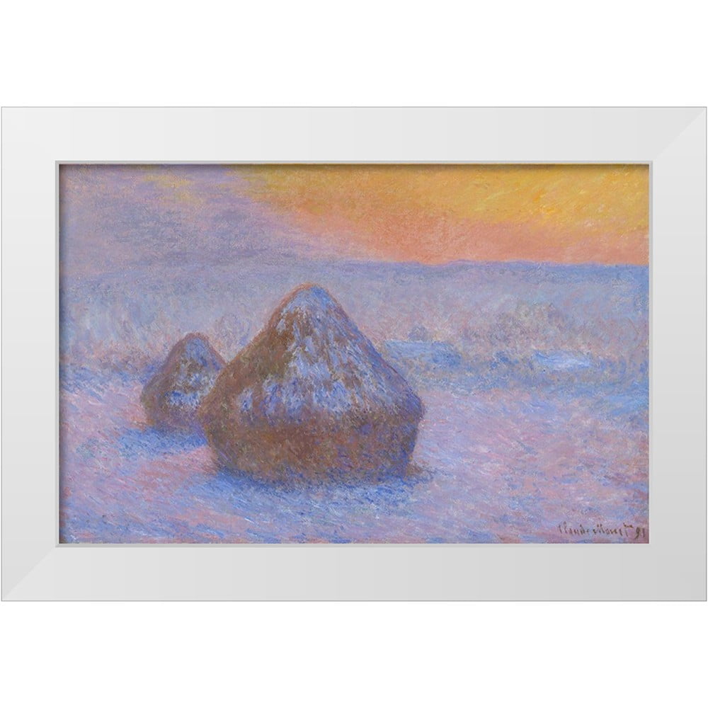 Monet, Claude 18x13 White Modern Wood Framed Museum Art Print Titled ...