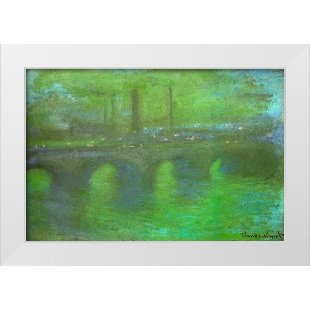 Monet, Claude 18x13 White Modern Wood Framed Museum Art Print Titled ...
