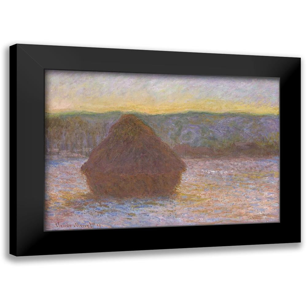 Monet, Claude 18x14 Black Modern Framed Museum Art Print Titled - Stack ...