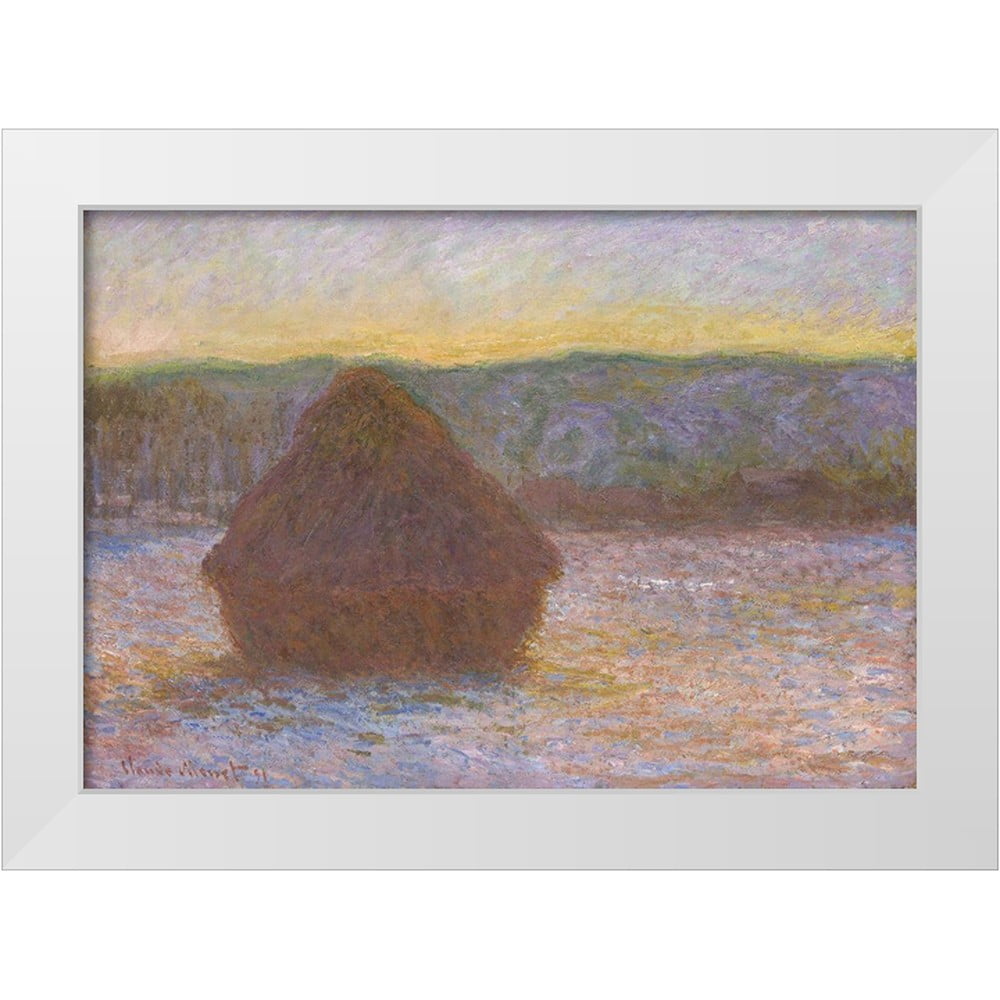 Monet, Claude 18x14 White Modern Wood Framed Museum Art Print Titled ...