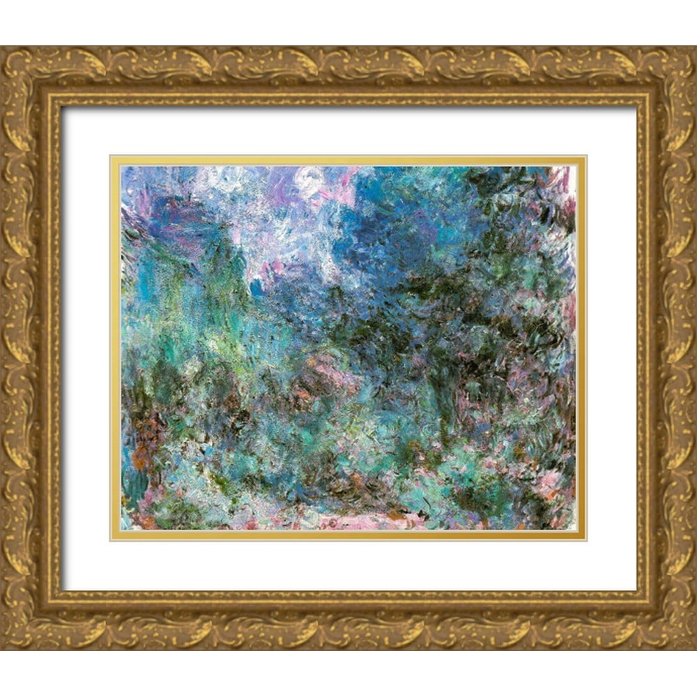 Monet, Claude 18x15 Gold Ornate Wood Framed with Double Matting Museum ...