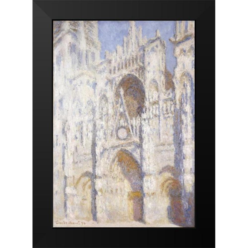 Monet, Claude 18x24 Black Modern Framed Museum Art Print Titled - Rouen ...