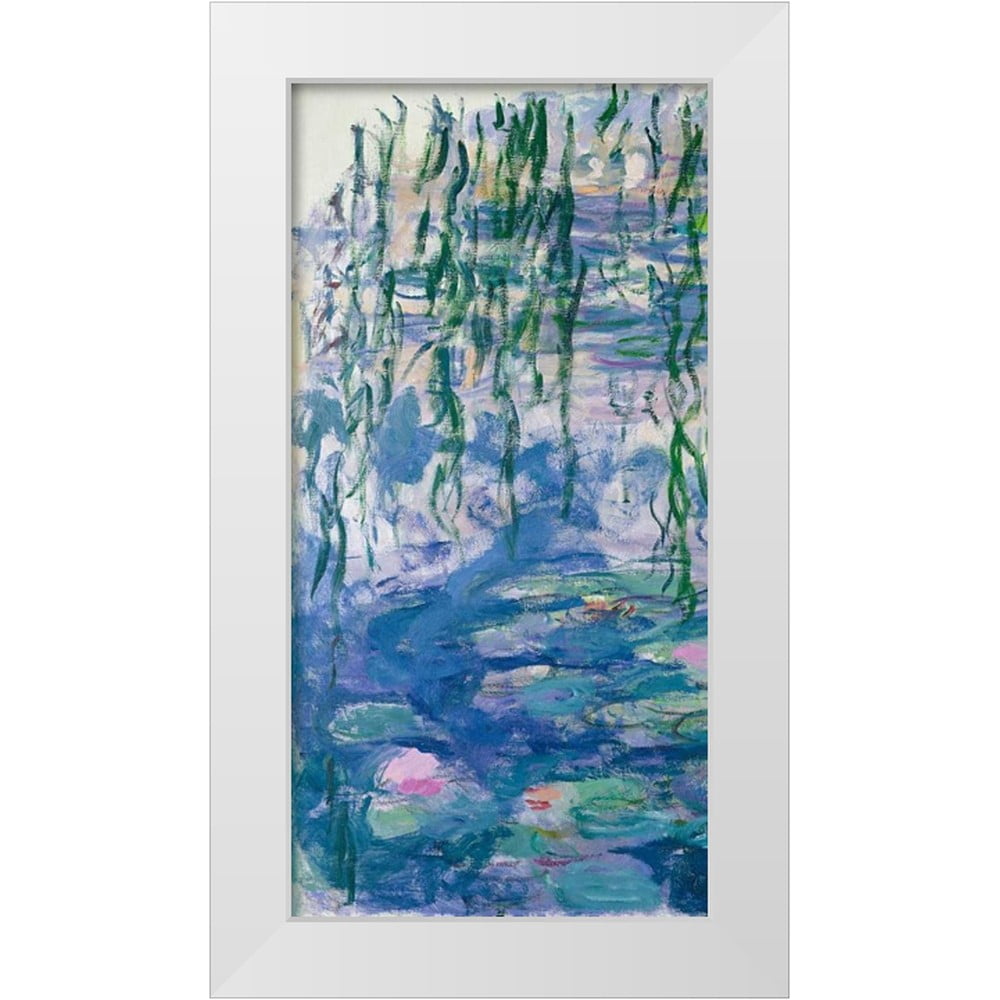 Monet, Claude 18x32 White Modern Wood Framed Museum Art Print Titled ...