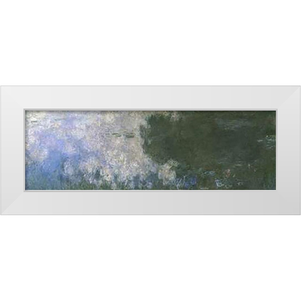Monet, Claude 18x8 White Modern Wood Framed Museum Art Print Titled ...