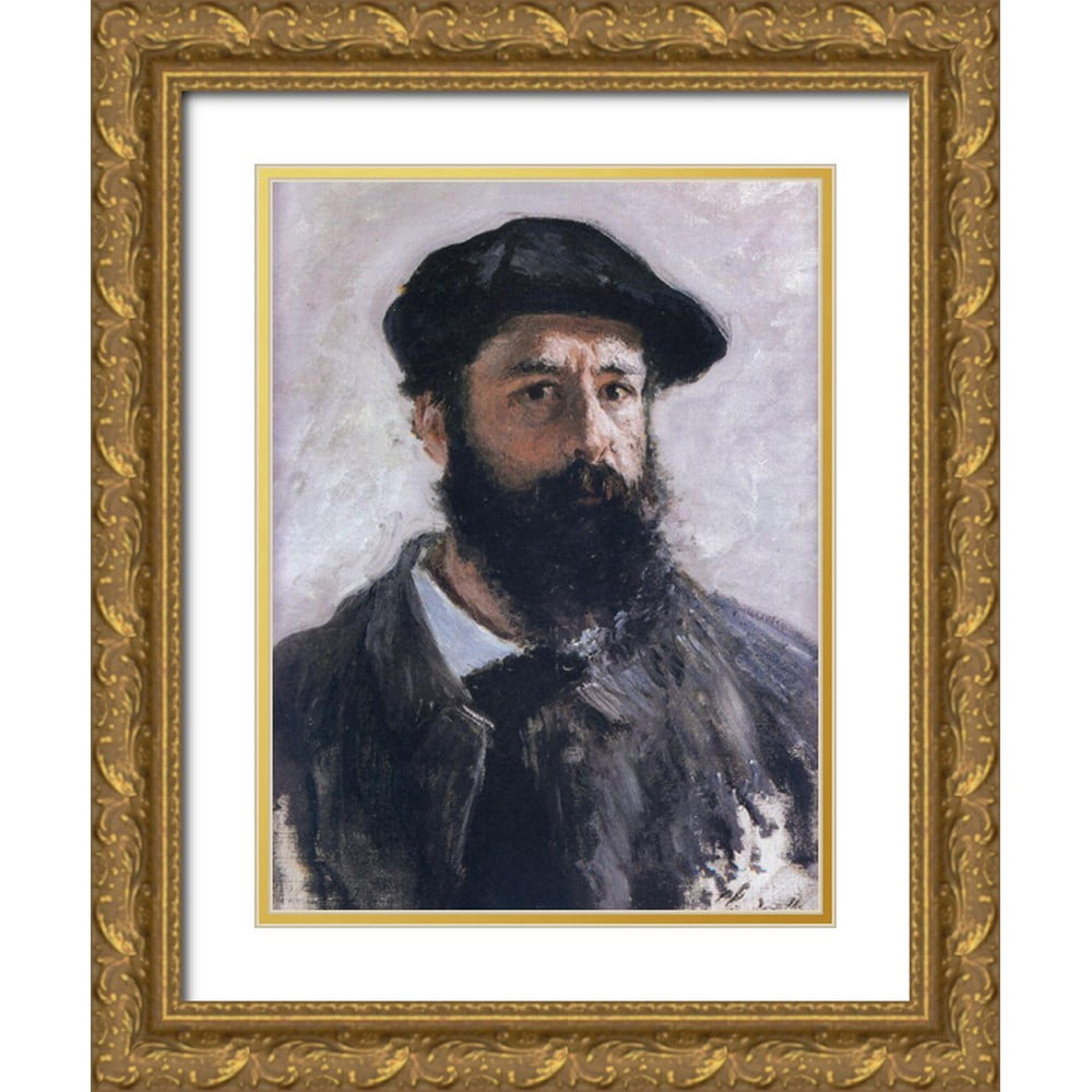 Monet, Claude 19x24 Gold Ornate Wood Framed with Double Matting Museum ...