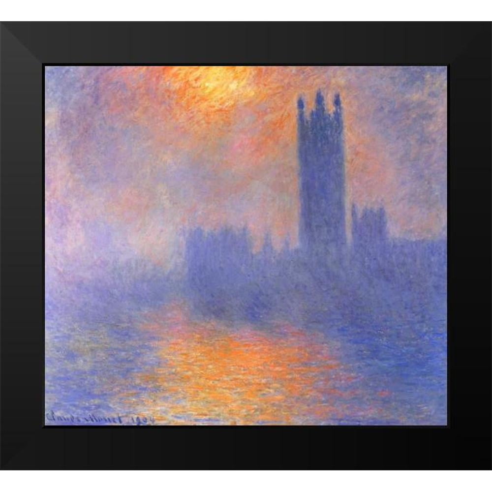 Monet, Claude 22x20 Black Modern Framed Museum Art Print Titled ...