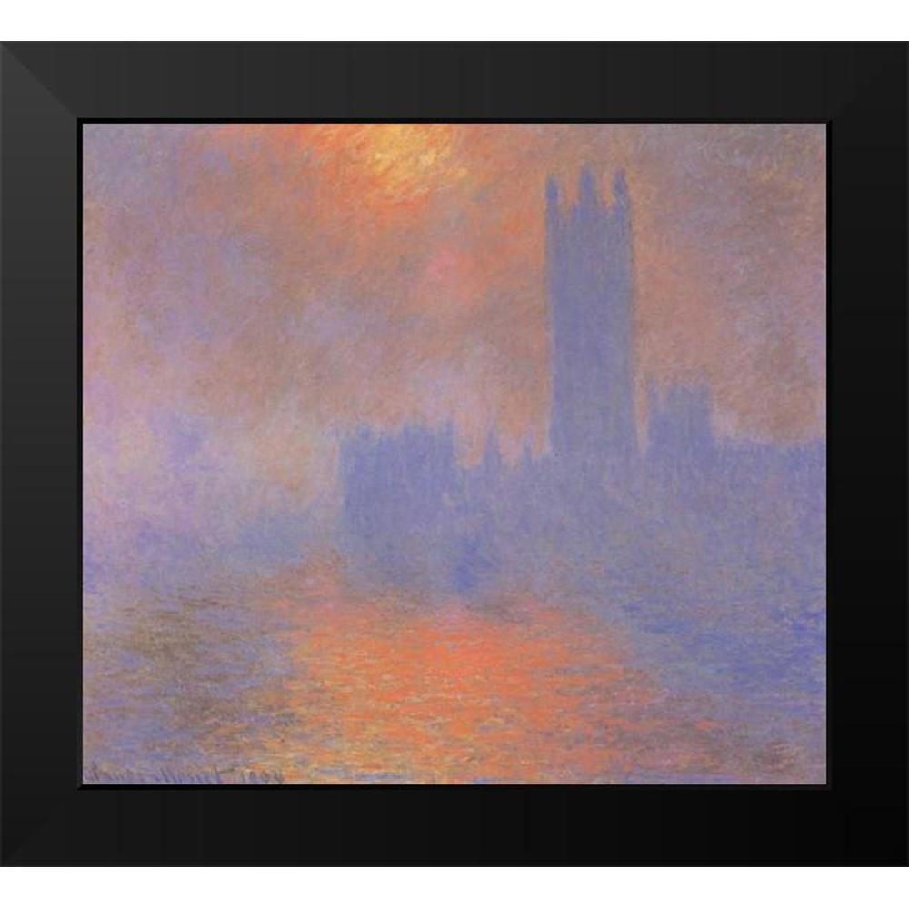 Monet, Claude 22x20 Black Modern Framed Museum Art Print Titled ...