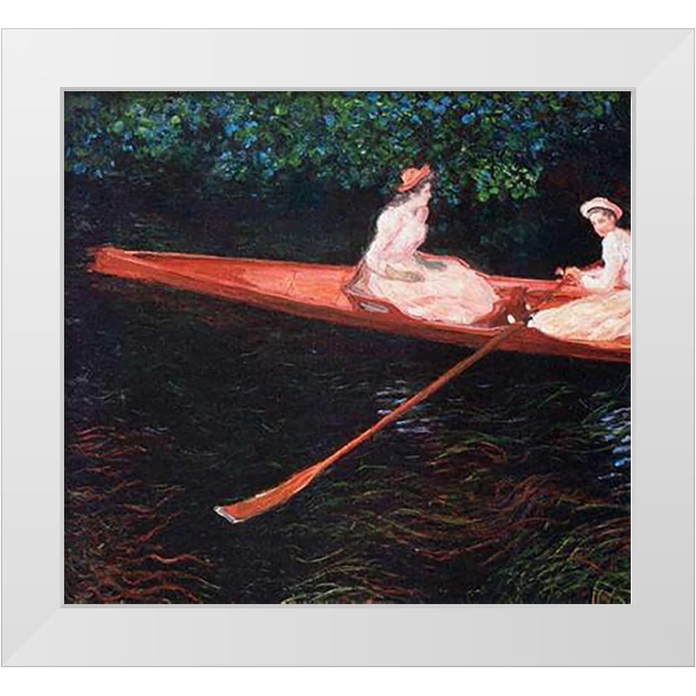 Monet, Claude 22x20 White Modern Wood Framed Museum Art Print Titled ...