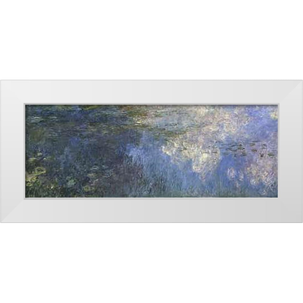 Monet, Claude 24x11 White Modern Wood Framed Museum Art Print Titled ...