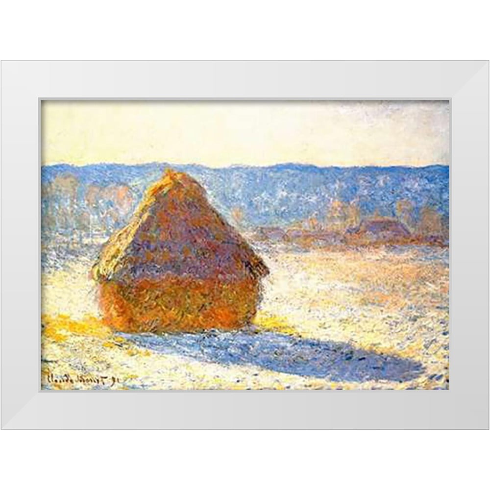 Monet, Claude 24x18 White Modern Wood Framed Museum Art Print Titled ...