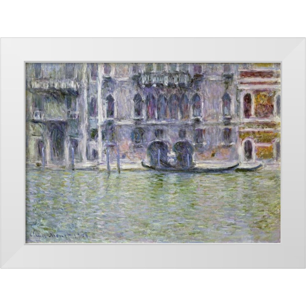 Monet, Claude 24x18 White Modern Wood Framed Museum Art Print Titled ...