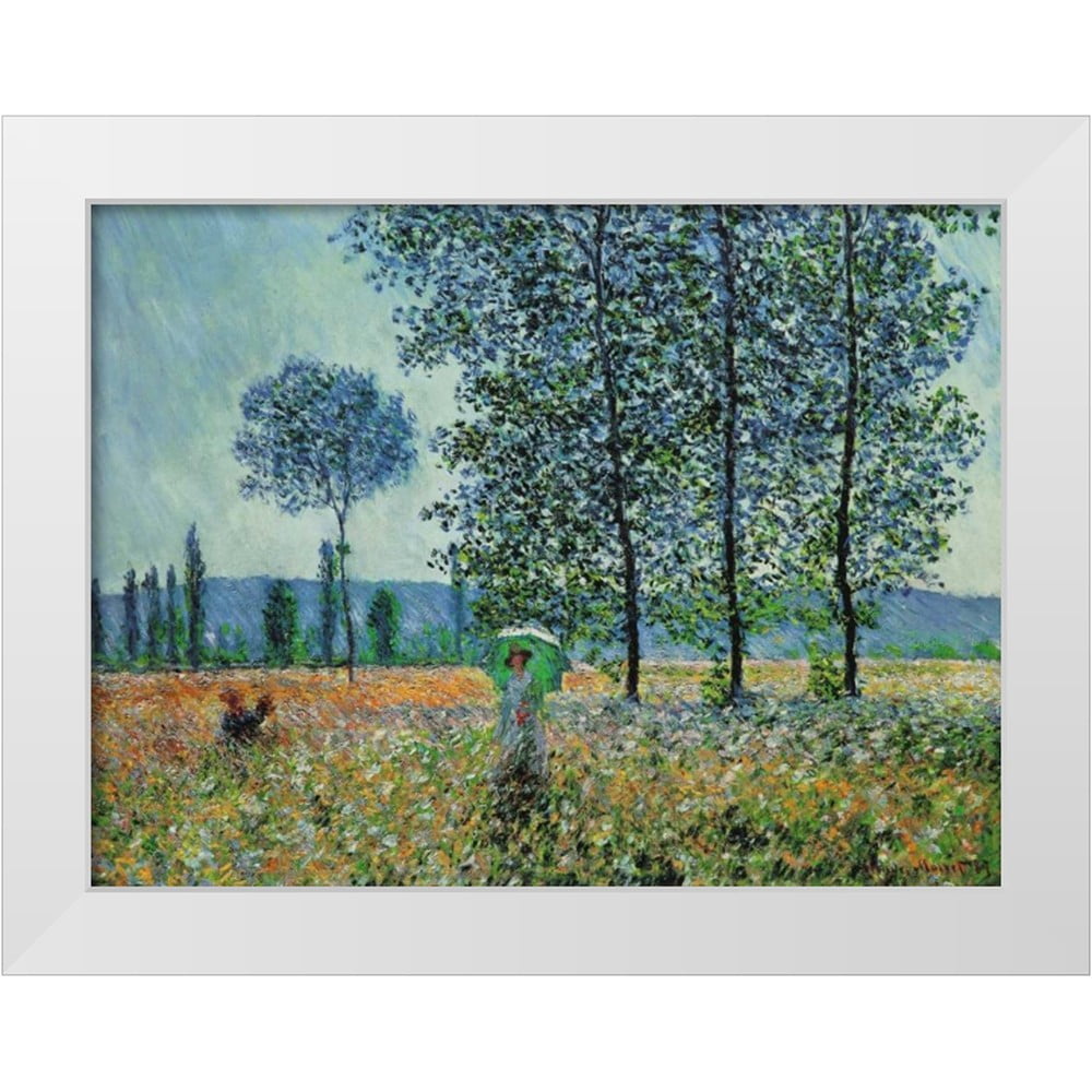 Monet, Claude 24x19 White Modern Wood Framed Museum Art Print Titled ...