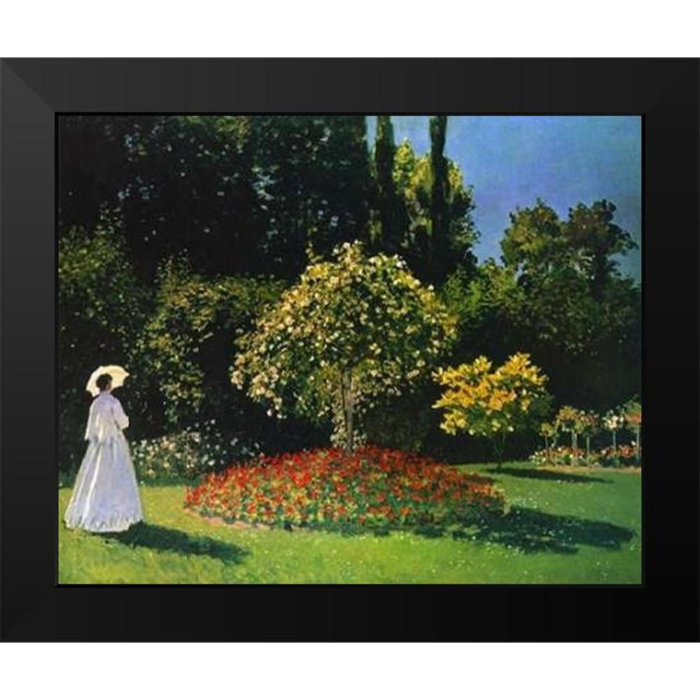 Monet, Claude 24x20 Black Modern Framed Museum Art Print Titled - Lady ...