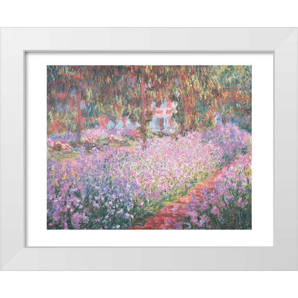 Monet, Claude 24x20 White Modern Wood Framed Museum Art Print Titled ...