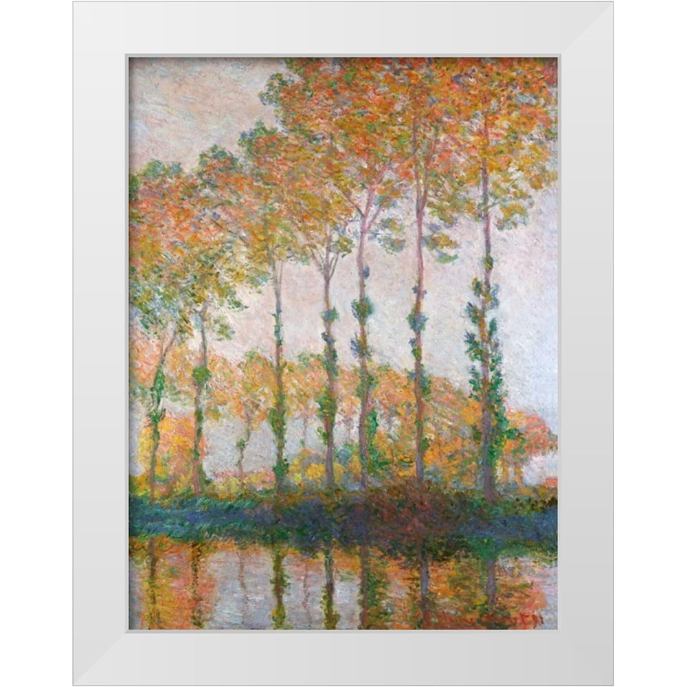 Monet, Claude 25x32 White Modern Wood Framed Museum Art Print Titled ...