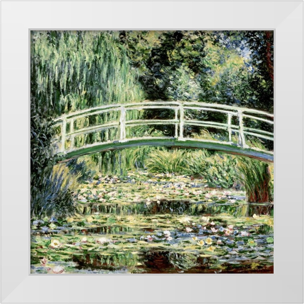 Monet, Claude 26x26 White Modern Wood Framed Museum Art Print Titled ...