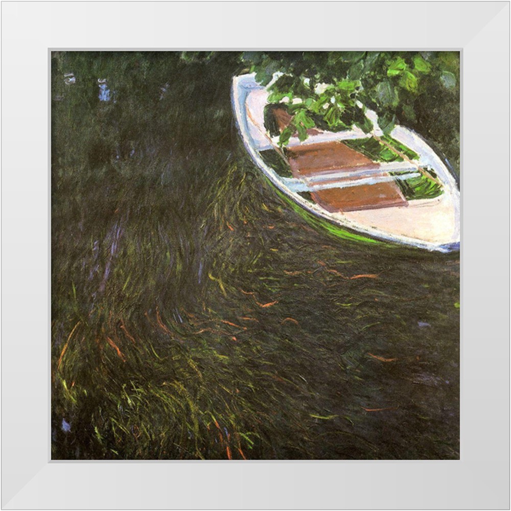 Monet, Claude 26x26 White Modern Wood Framed Museum Art Print Titled ...