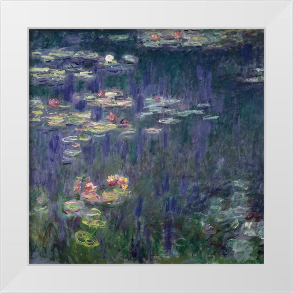 Monet, Claude 26x26 White Modern Wood Framed Museum Art Print Titled ...