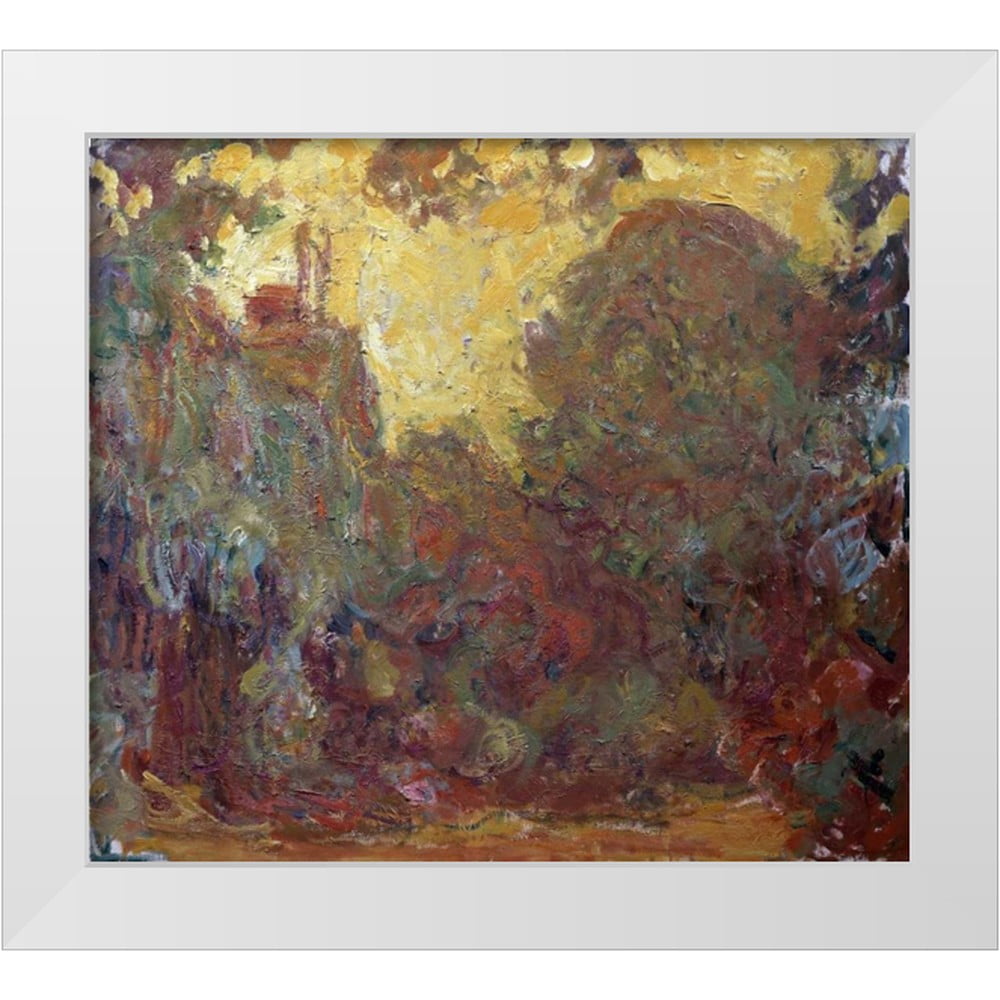 Monet, Claude 29x26 White Modern Wood Framed Museum Art Print Titled ...