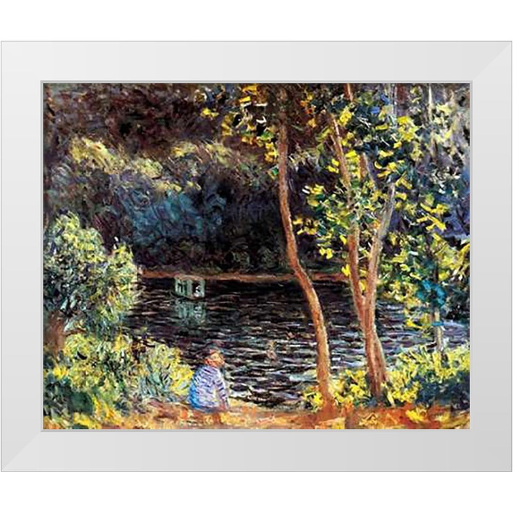 Monet, Claude 31x26 White Modern Wood Framed Museum Art Print Titled ...