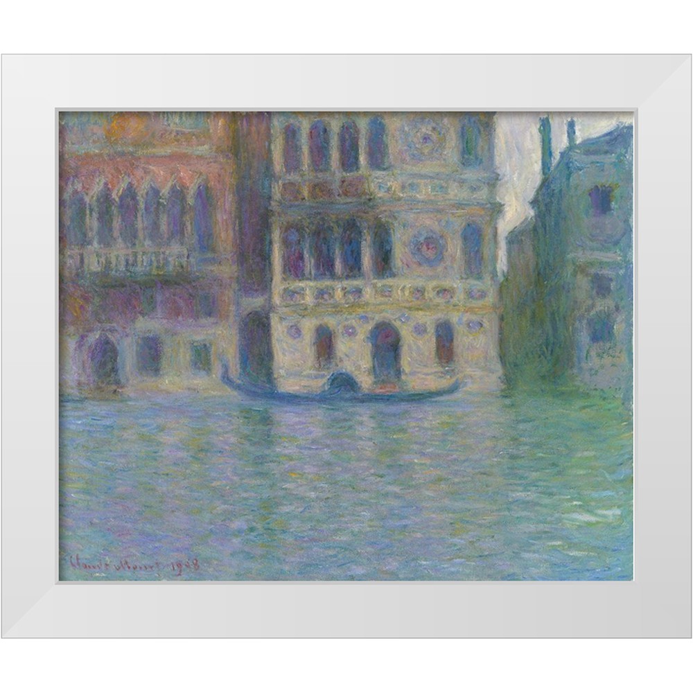 Monet, Claude 31x26 White Modern Wood Framed Museum Art Print Titled ...