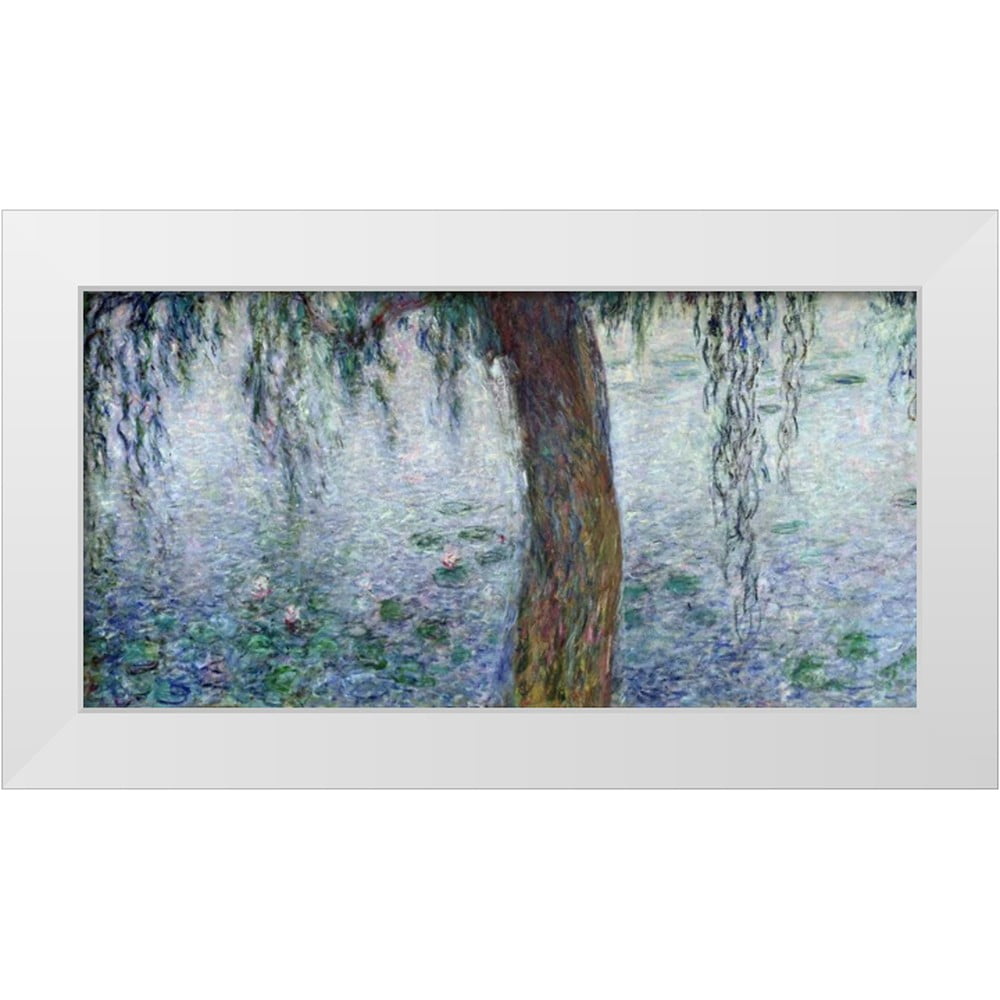 Monet, Claude 32x18 White Modern Wood Framed Museum Art Print Titled ...