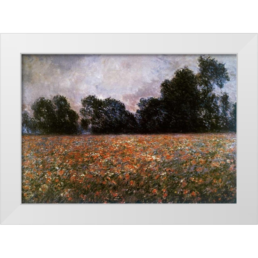 Monet, Claude 32x23 White Modern Wood Framed Museum Art Print Titled ...