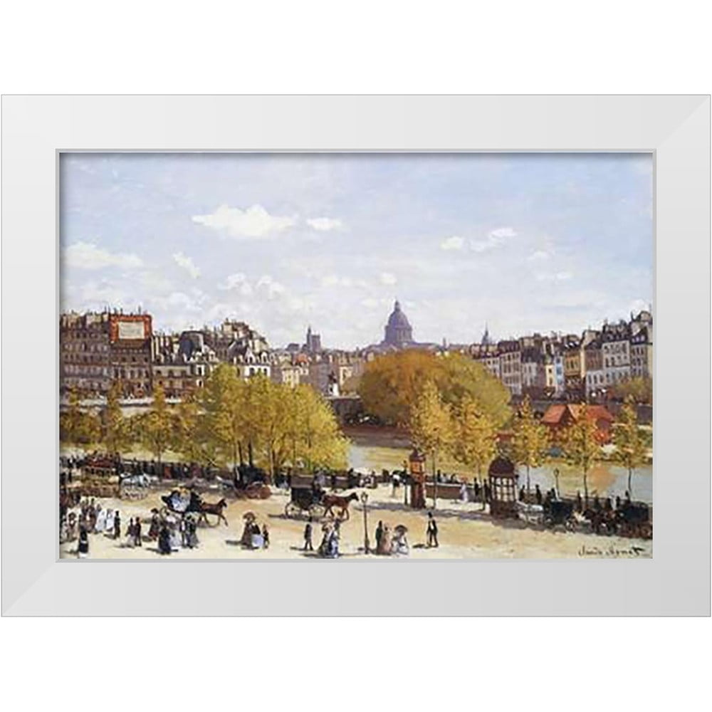 Monet, Claude 32x23 White Modern Wood Framed Museum Art Print Titled ...