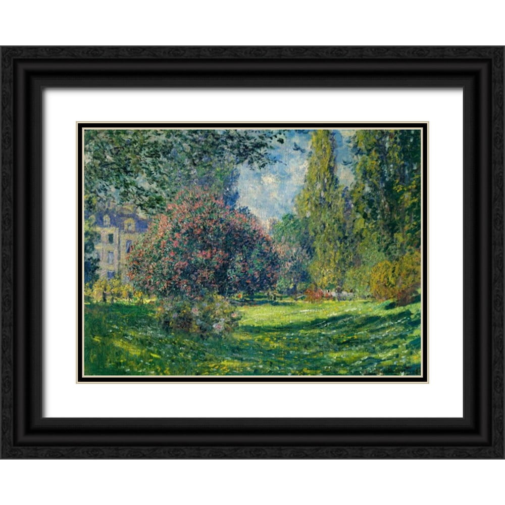 Monet, Claude 32x24 Black Ornate Wood Framed with Double Matting Museum Art Print Titled - Le ...