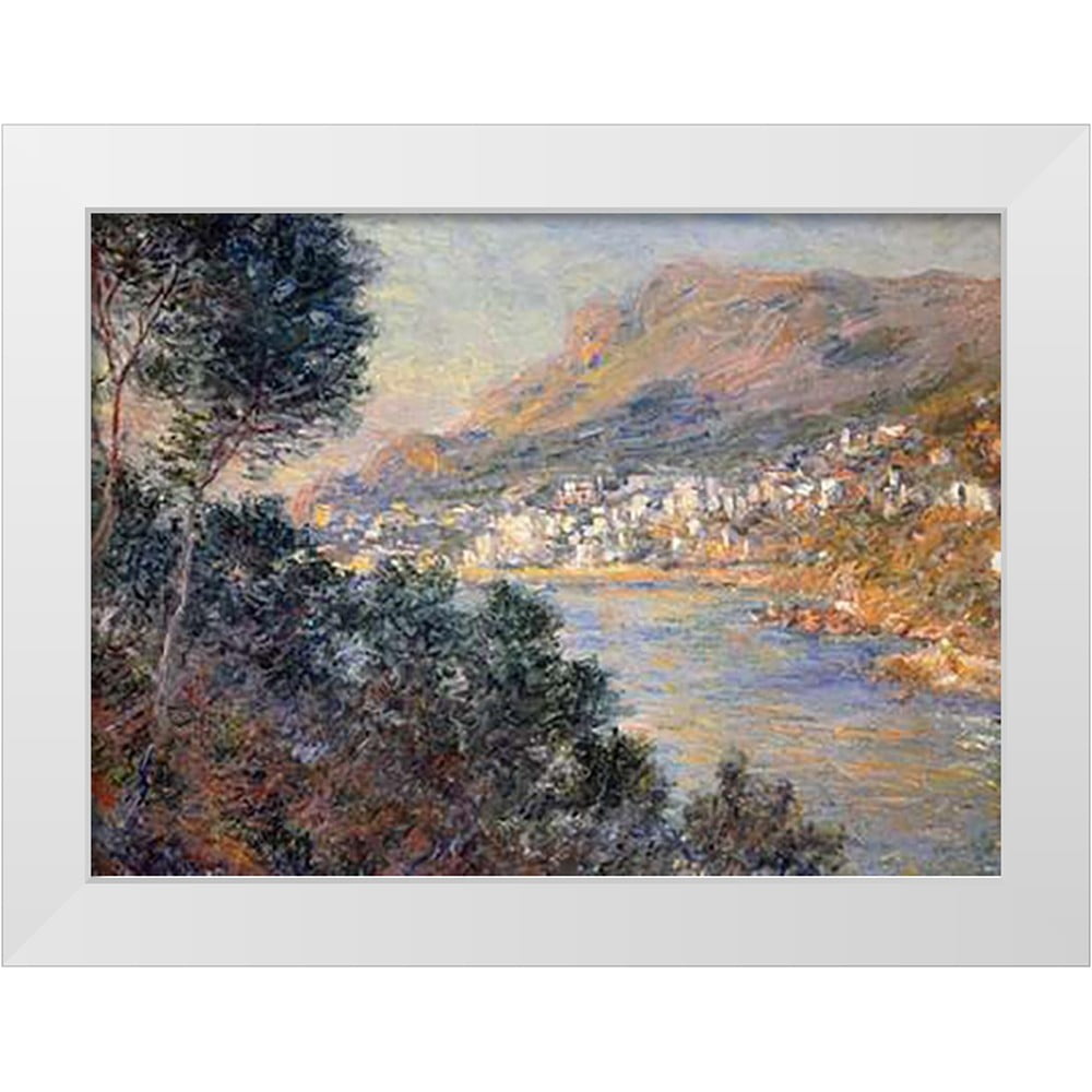 Monet, Claude 32x24 White Modern Wood Framed Museum Art Print Titled ...