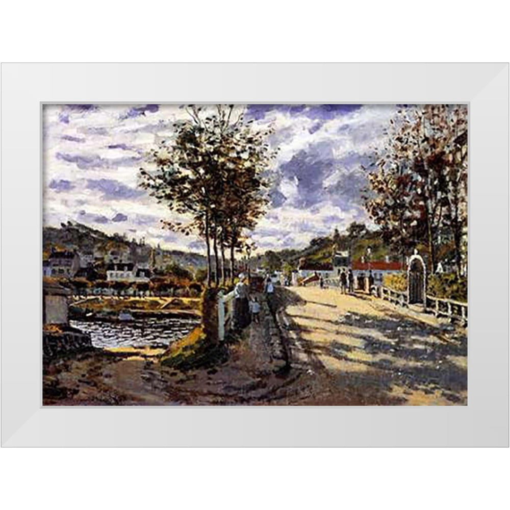 Monet, Claude 32x24 White Modern Wood Framed Museum Art Print Titled ...