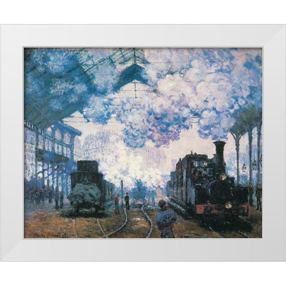 Monet, Claude 32x26 White Modern Wood Framed Museum Art Print Titled ...