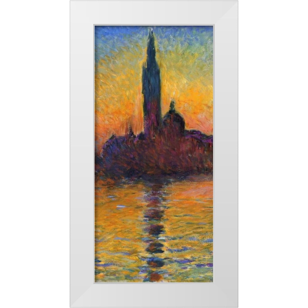 Monet, Claude 9x14 White Modern Wood Framed Museum Art Print Titled ...