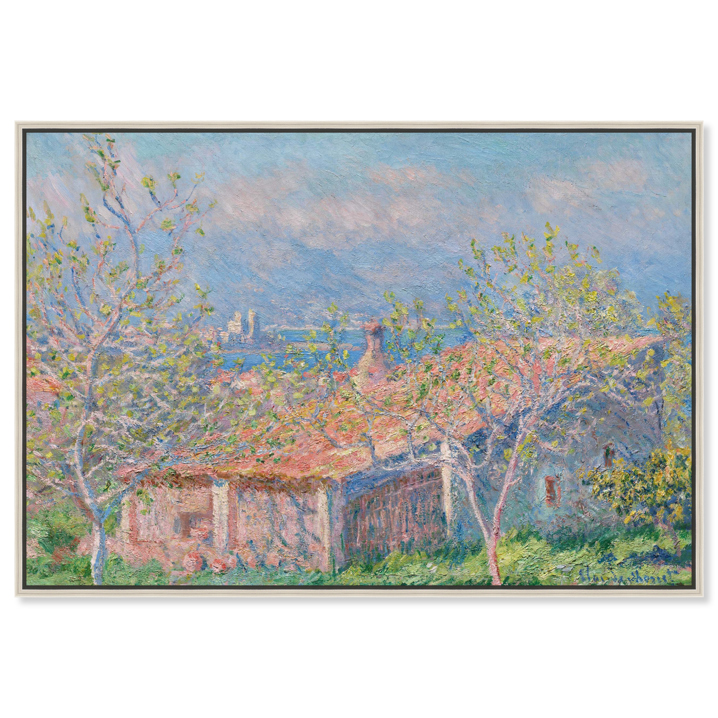 Monet-Gardener's House At Antibes Impressionism Classic Landscape ...
