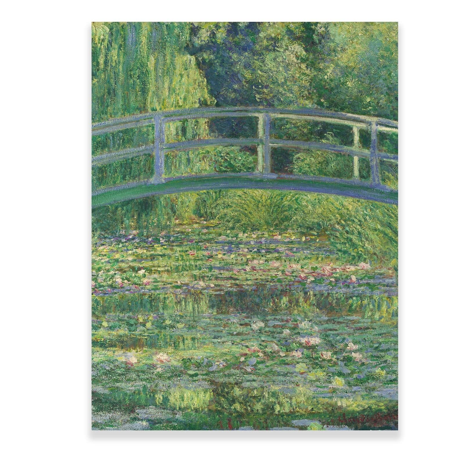 Monet Japanese Bridge Poster - Impressionist Art Posters - Claude Monet ...