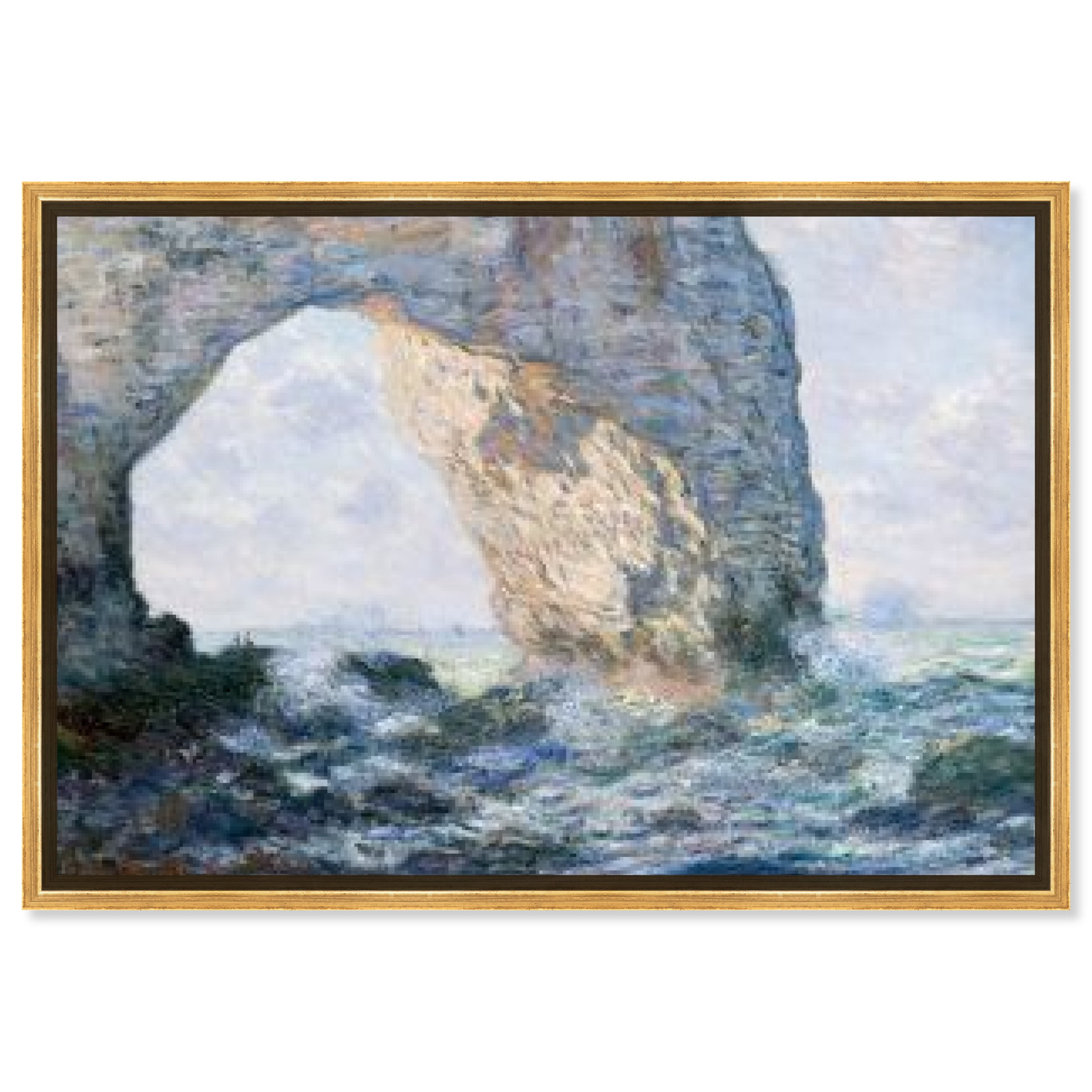 Monet-The Manneporte Etretat Classic Monet Art Prints Canvas Wall Art ...