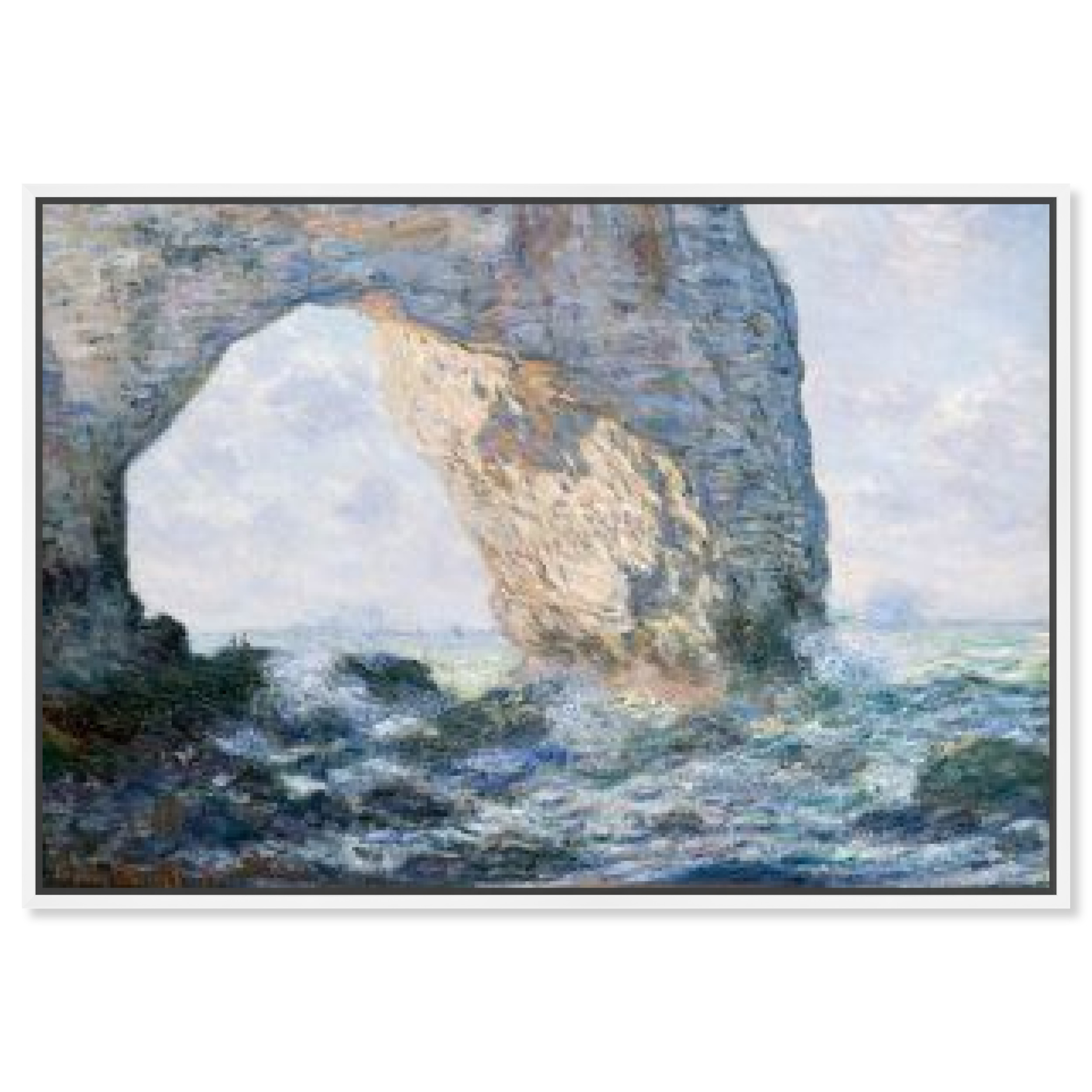 Monet-The Manneporte Etretat Classic Monet Art Prints Canvas Wall Art ...