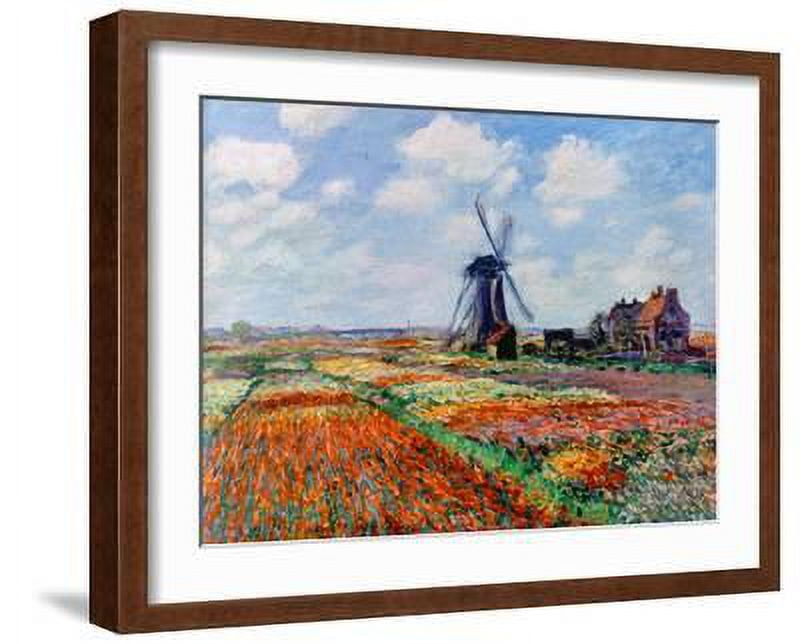 Monet: Tulip Fields, 1886, Framed Art Print Wall Art by Claude Monet ...