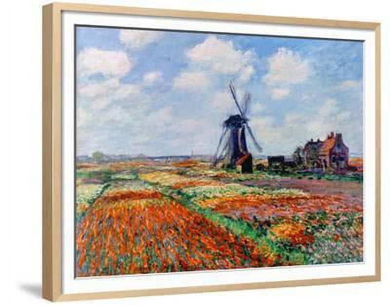 Monet: Tulip Fields, 1886, Scenic World Culture Framed Art Print Wall ...