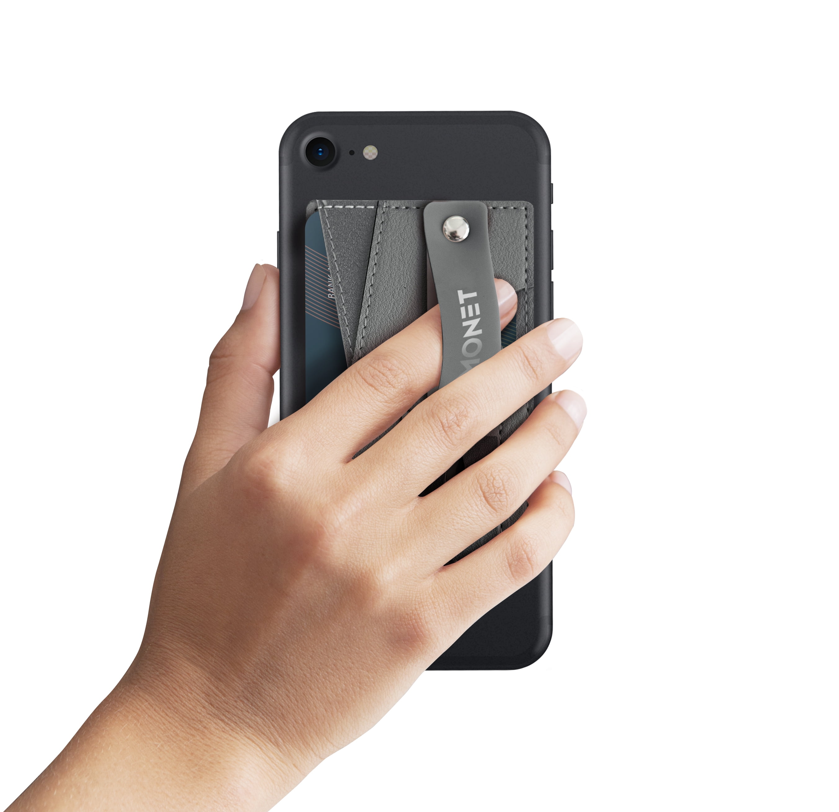 Monet Ultra Grip Universal Phone Wallet, Black Grey - Walmart.com