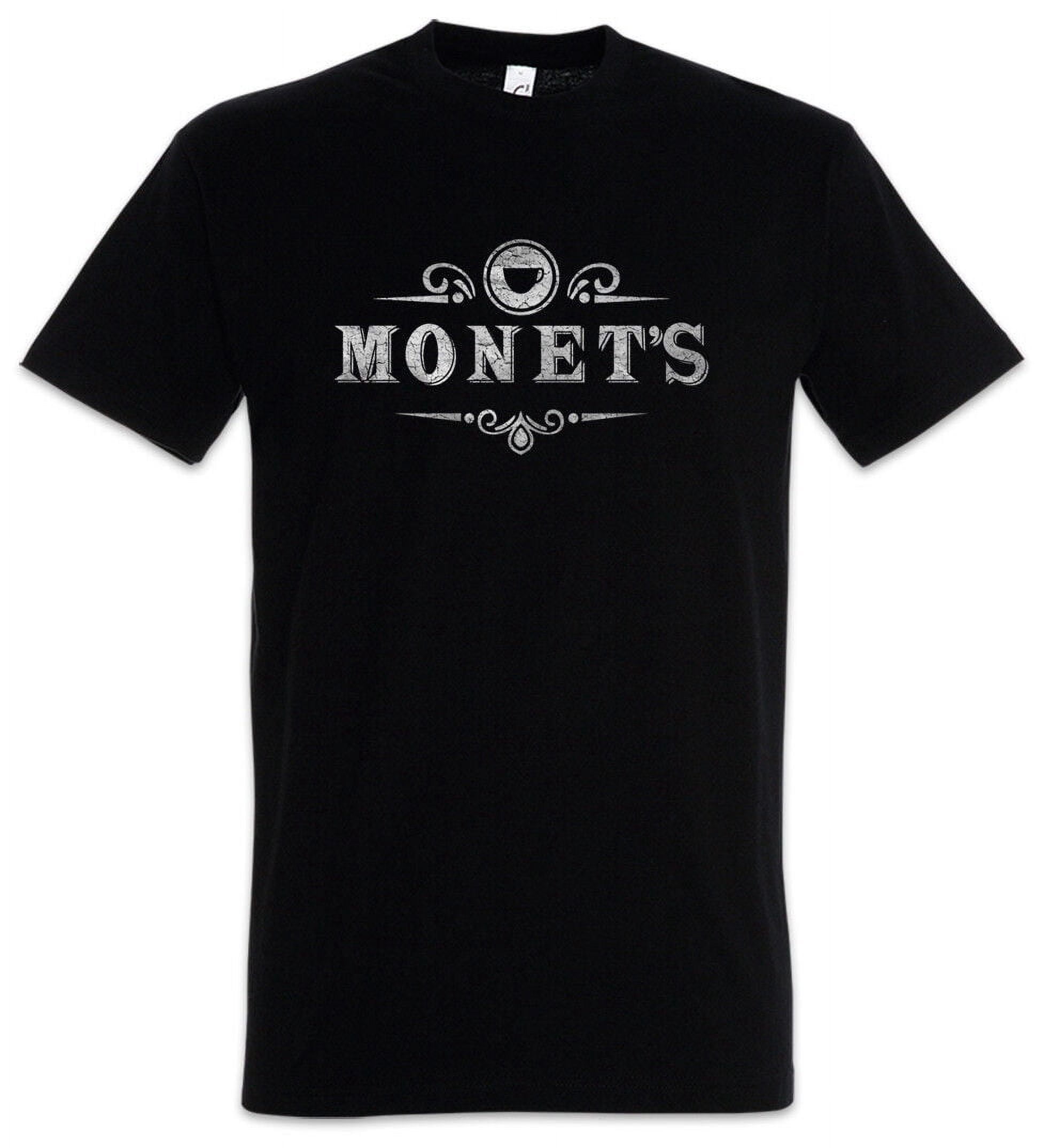 Monet's I T-Shirt 13 Zeichen Symbol Logo Reasons Cafe Schild Why Hannah ...