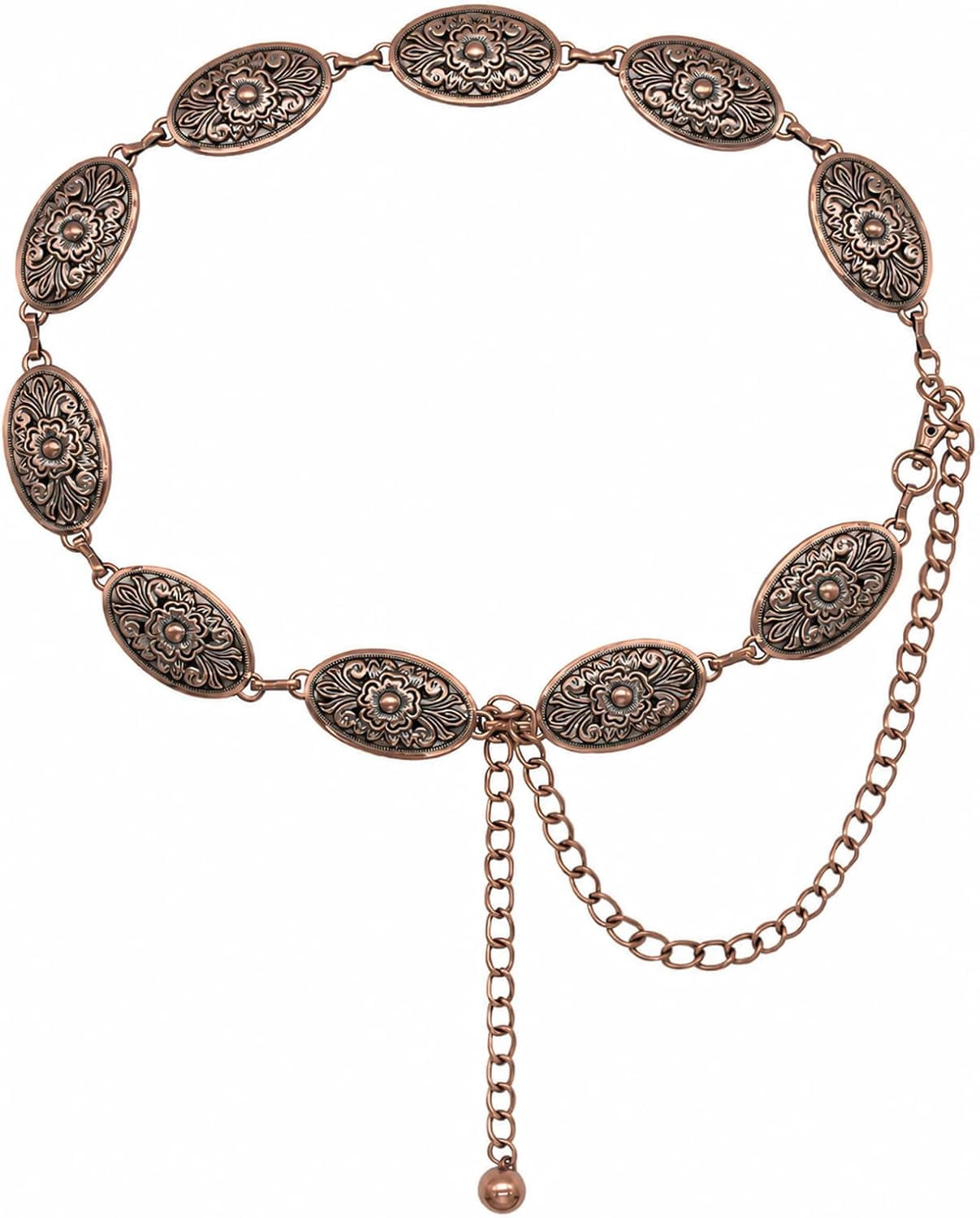 Monexial Western Metal Concho Belt for Women Cowgirl Chain Belts for ...