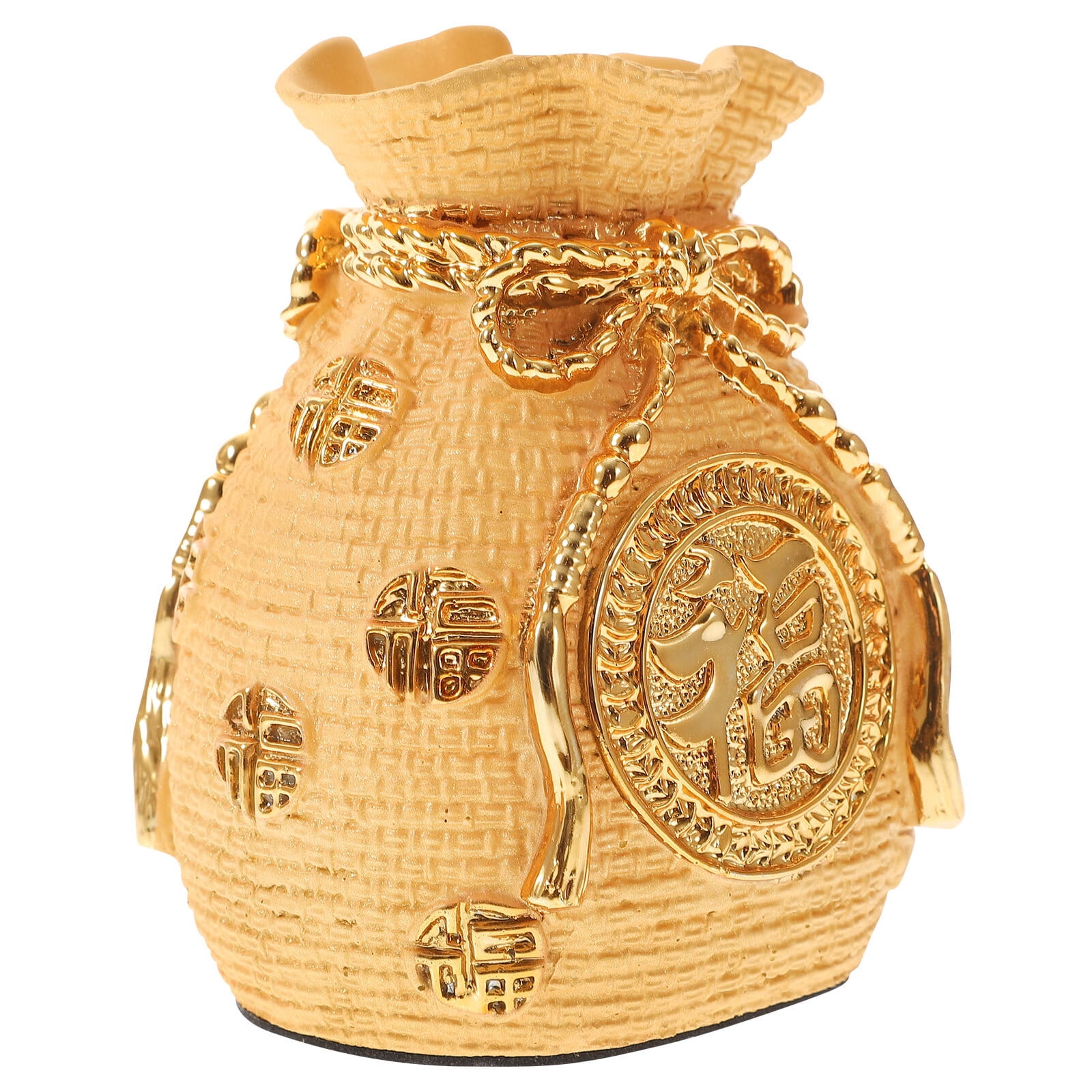 Money Bag Shape Money Box Decor Piggy Bank Figurine Decor Car Interior ...