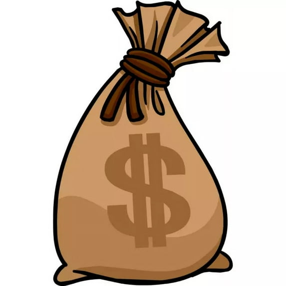 Money Bag Sticker Phone Decal Water Bottle Stickers Car Decals, Laptop ...