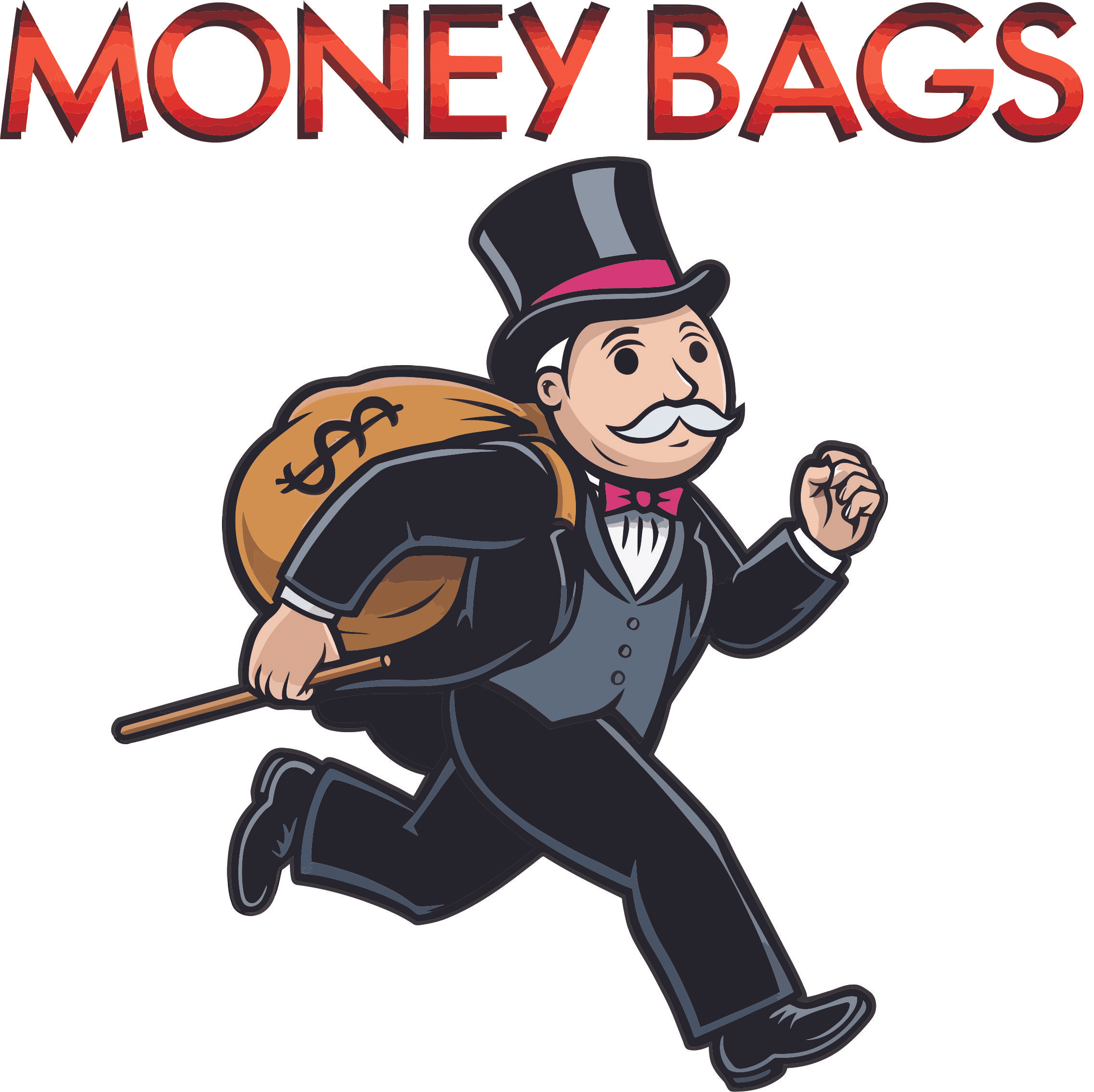 Money Bags Mr. Monopoly Childrens Board Game Character Famous Iconic ...