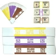 Money Wraps For Bills 330 Money Bands - Color-Coded Currency Straps ...