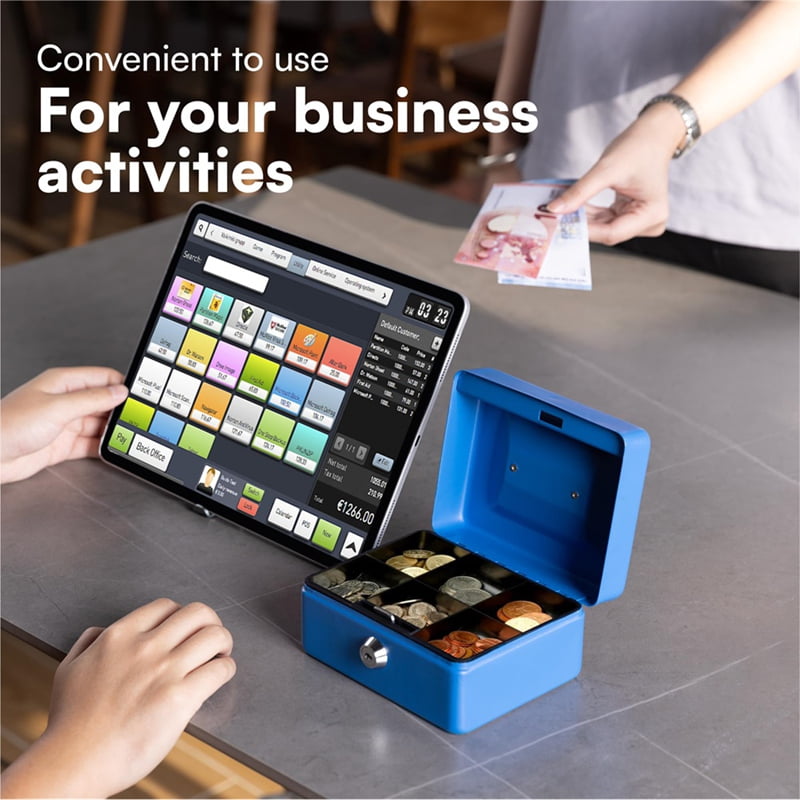 Money Box with Key -Money Tin with Lock - Small Lockable Cash Box with ...