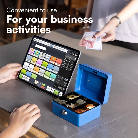 Money Box with Key -Money Tin with Lock - Small Lockable Cash Box with ...