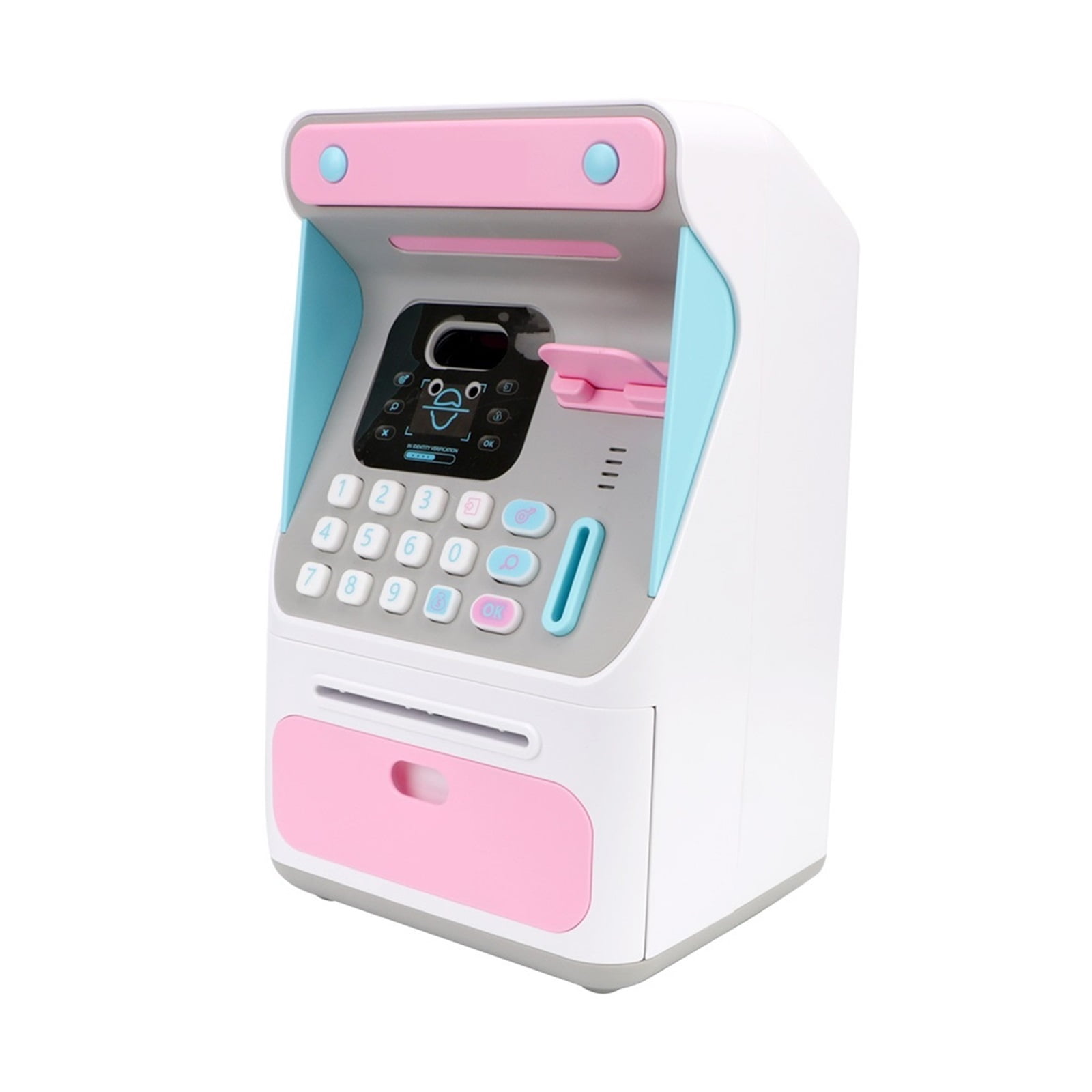 Money Boxes ATM Machine Cash Box Gift For Kids Electronic Piggy Bank ...